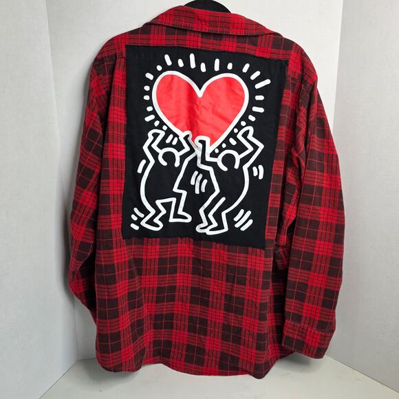 Field Master | Shirts | Fieldmaster Custom Keith Haring Backprint Red ...